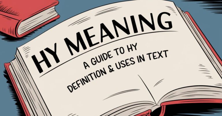 HY Meaning – A Guide to HY Definition & Uses in Text